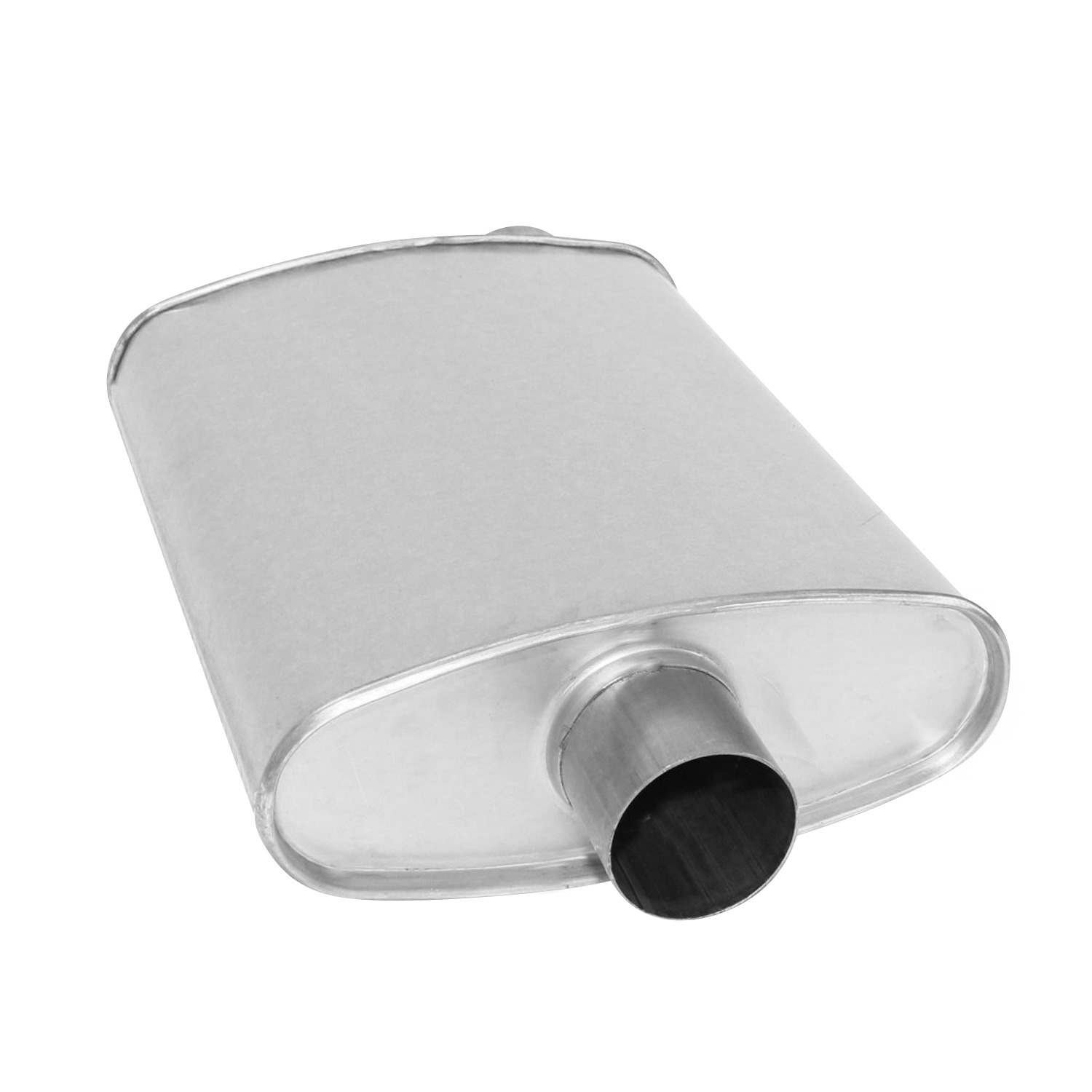AP Exhaust Muffler - Xlerator Big Max Turbo 2.5" ID x 2.5" OD 18" OAL O ...